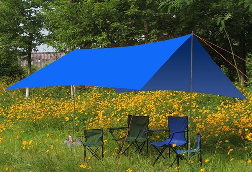 3m Portable Sun Shade Sail Complete Kit (Blue) | eBay Australia