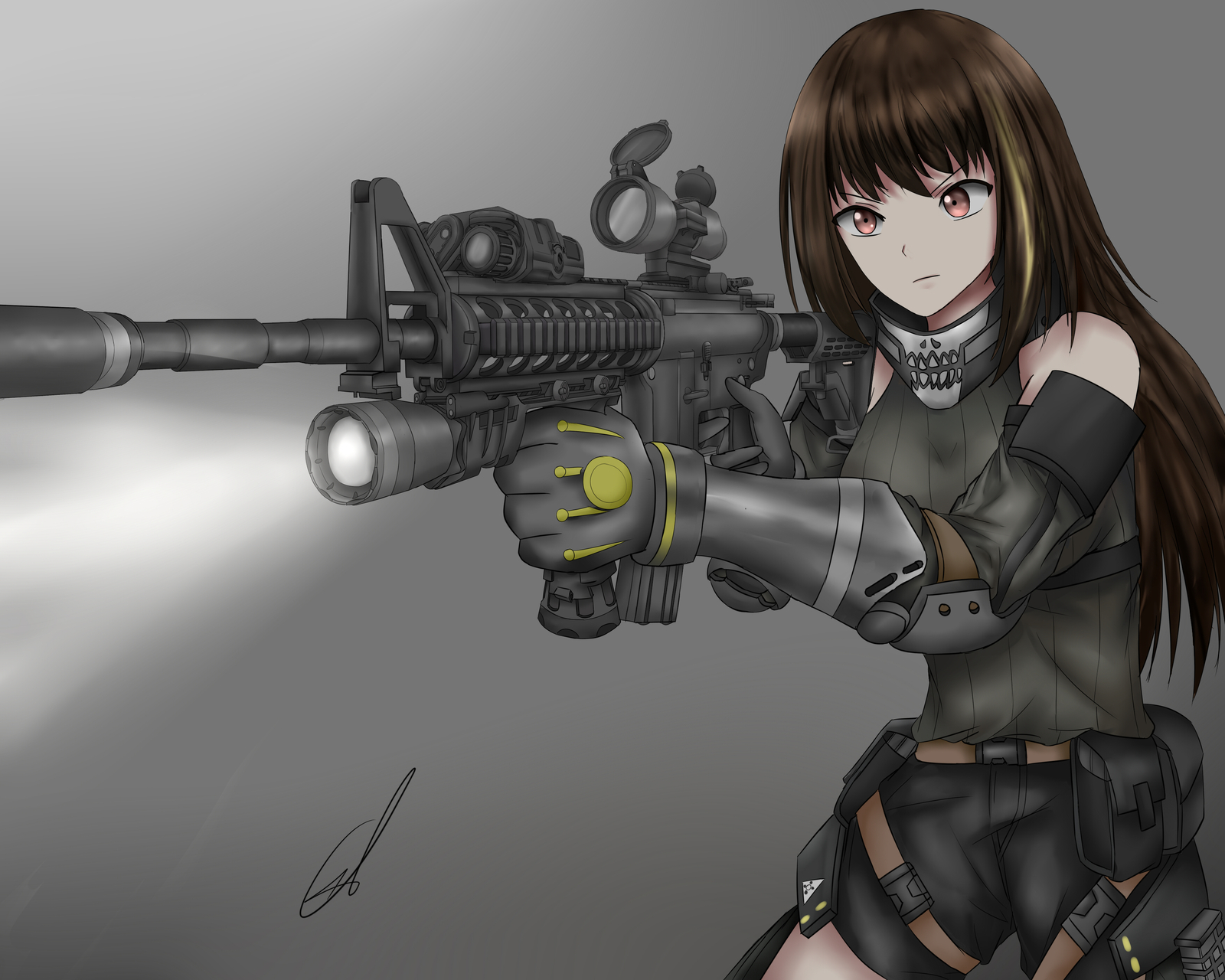 Anime Girls M4A1 Girls Frontline Girls Frontline Gaming Mat Desk 37452 ...