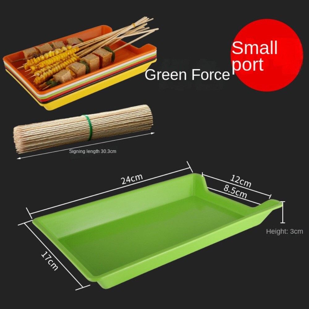 Plate Storage Tray Barbecue Fried String Plate Dessert Plate Candy Nut ...