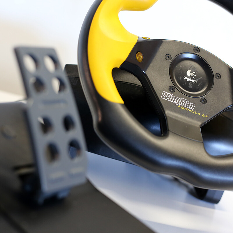 🕹 💻 Logitech WingMan Formula GP VOLANTE FORMULA GP RACING WHEEL - for ...