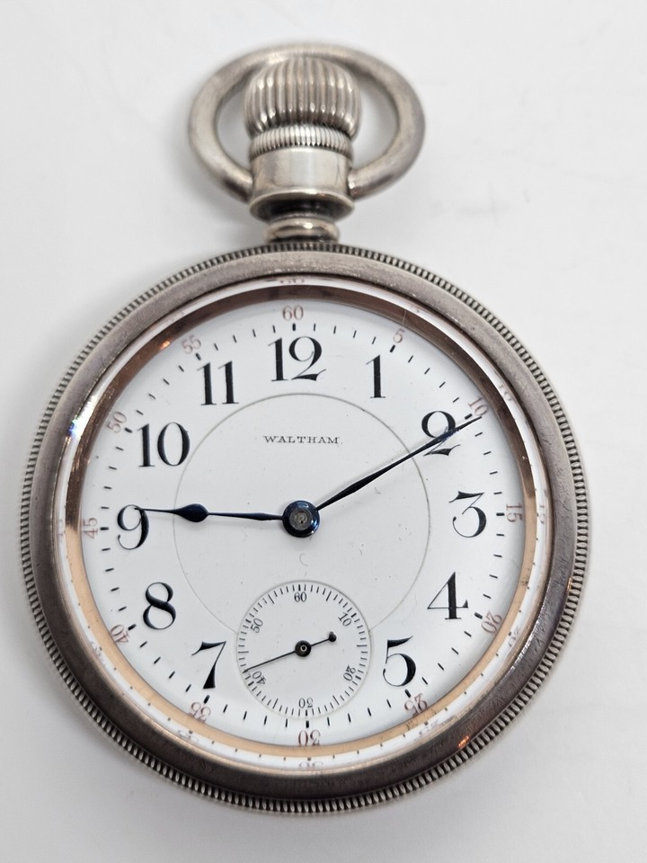 Antique WALTHAM 1883 Appleton Tracy Coin Silver Victorian Gents Pocket ...