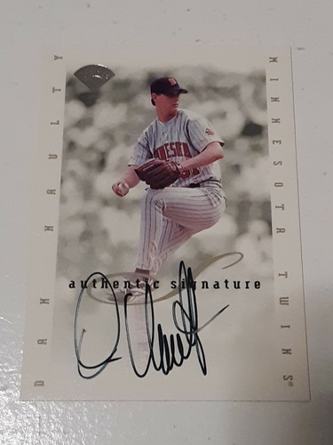 Dan Naulty Minnesota Twins 1996 Leaf Certified Autograph Card | eBay
