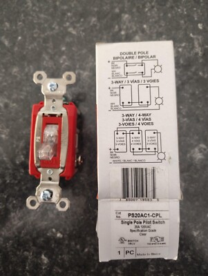 Pass & Seymour Legrand PS20AC1-CPL 20A Single Pole Pilot Switch | eBay