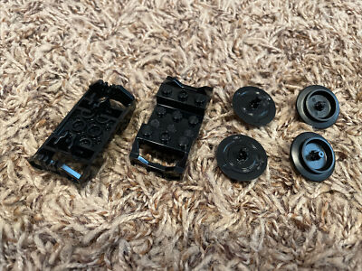 Lego City Train Wheels Assembly x2 New Design, Fits 9V and Power ...