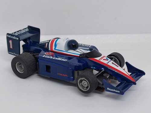 TYCO VALVOLINE STP # 1 INDY F1 BLUE WHITE RED SLOT CAR NEAR MINT NICE ...