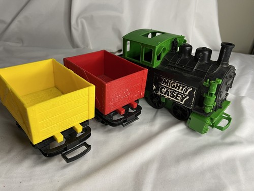 Vintage Remco Mighty Casey Toy Train & Cars Untested | eBay