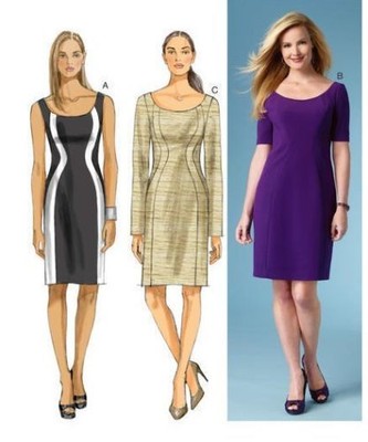 Butterick B5998 Misses' Womens' Plus Dress Sewing Pattern Size 8-16 18W ...