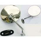 UNIVERSAL 2xLucas Style Classic Car Adjustable MINI Chrome Door or Wing ...