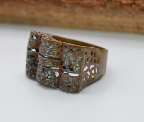 VERY STUNNING VERY-RARE ANCIENT BRONZE AUTHENTIC ROMAN RING AMAZING OLD ...