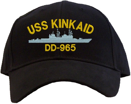 USS Kinkaid DD-965 Embroidered Baseball Cap - Available in 3 Colors ...