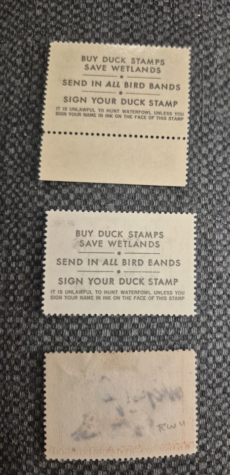 US FEDERAL DUCK Stamp Collection of 3 HUNTING Scott# RW11-RW50& RW53 ...