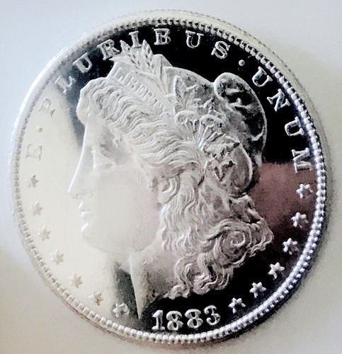 1883 CC MORGAN ULTIMATE BLACK&WHITE CAMEO DMPL! 30+IN BLACK MIRRORS ...