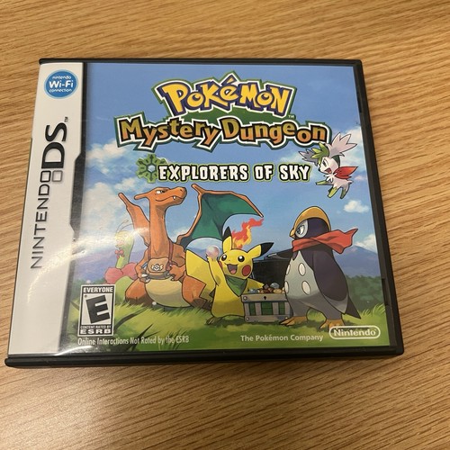 Pokemon Mystery Dungeon Explorers Of Sky (DS) CASE AND MANUAL ONLY W ...