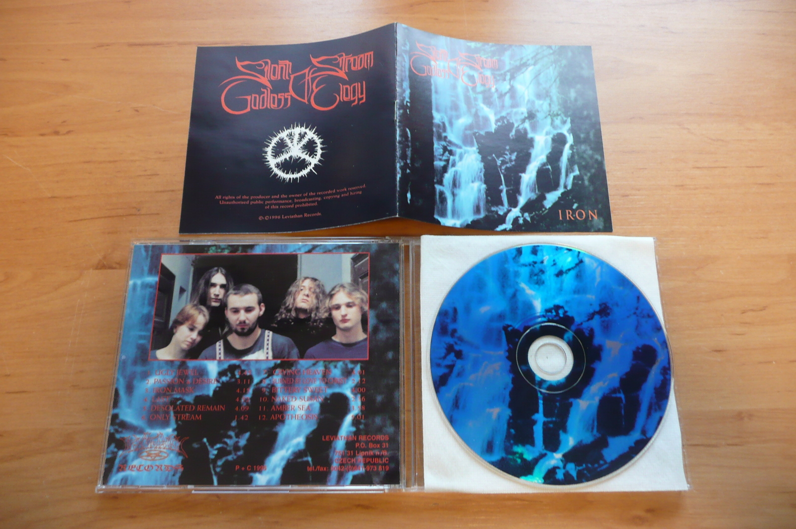 @ CD SILENT STREAM OF GODLESS ELEGY - IRON / LEVIATHAN RECORDS 1996 ...