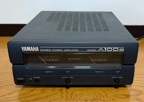 YAMAHA A100a 2ch Stereo Power Amplifier Confirmed Operation Free ...
