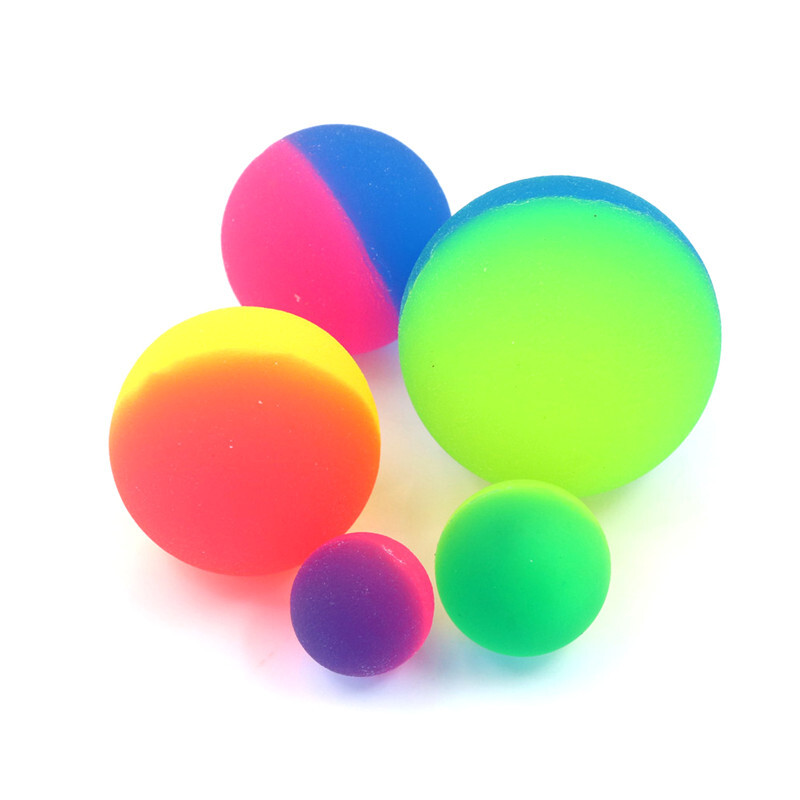 1/10 pcs Moonlight High Bounce Ball Elastic Balls Bouncing Ball Outdoor ...