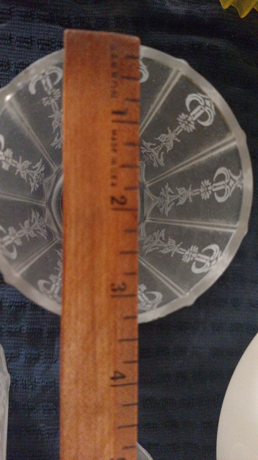 3 Frosted Glass Antique Lamp Light Shades - satin etched translucent ...