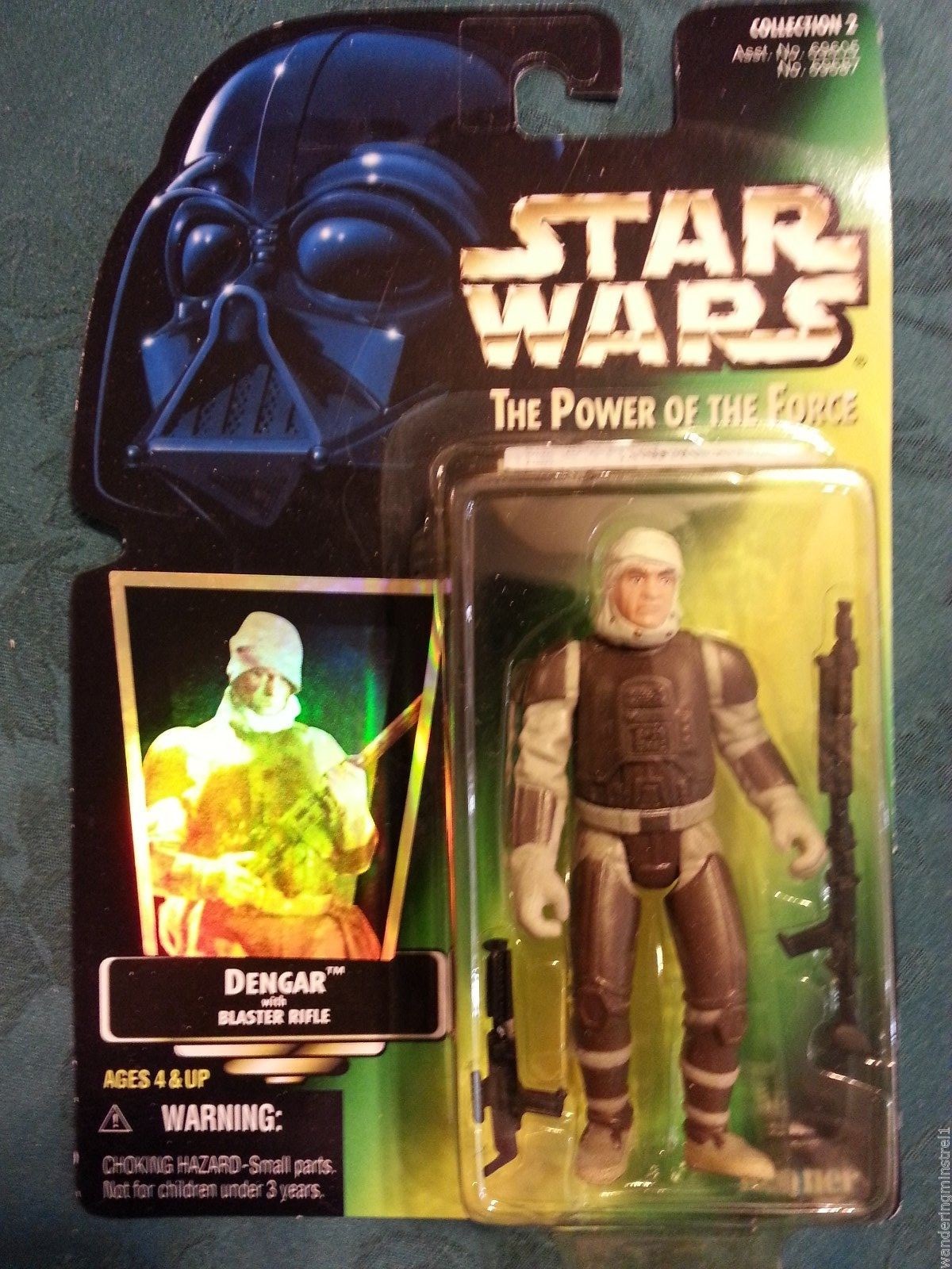 Star Wars - The Power of the Force - Dengar with Blaster Rifle - Kenner ...