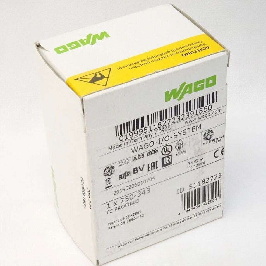 1PC New In Box WAGO 750-343 Buscoupler DeviceNet Module 750343 Fast ...