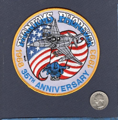 F-4 PHANTOM 35th Anniversary 1958 1993 USAF NAVY USMC ANG HAF GAF ...