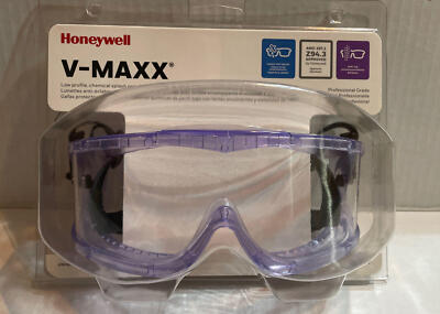 Honeywell V-MAXX Chemical Splash Safety Goggles with Wraparound Anti ...
