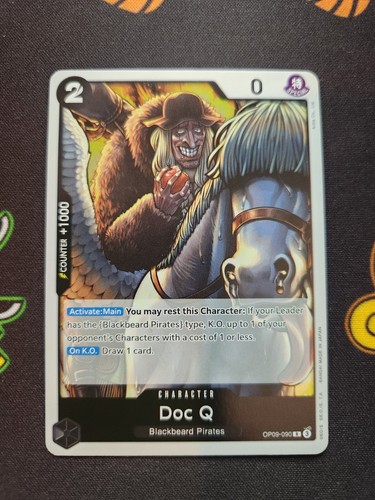 EXACT CARD PICTURED Doc Q One Piece TCG OP09-090 Emperors New World Eng ...