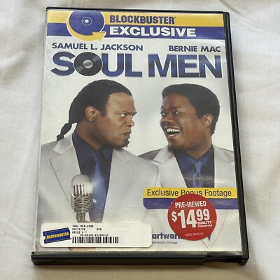 Blockbuster Exclusive Soul Men Dvd 2008 Bernie Mac Samuel L Jackson ...