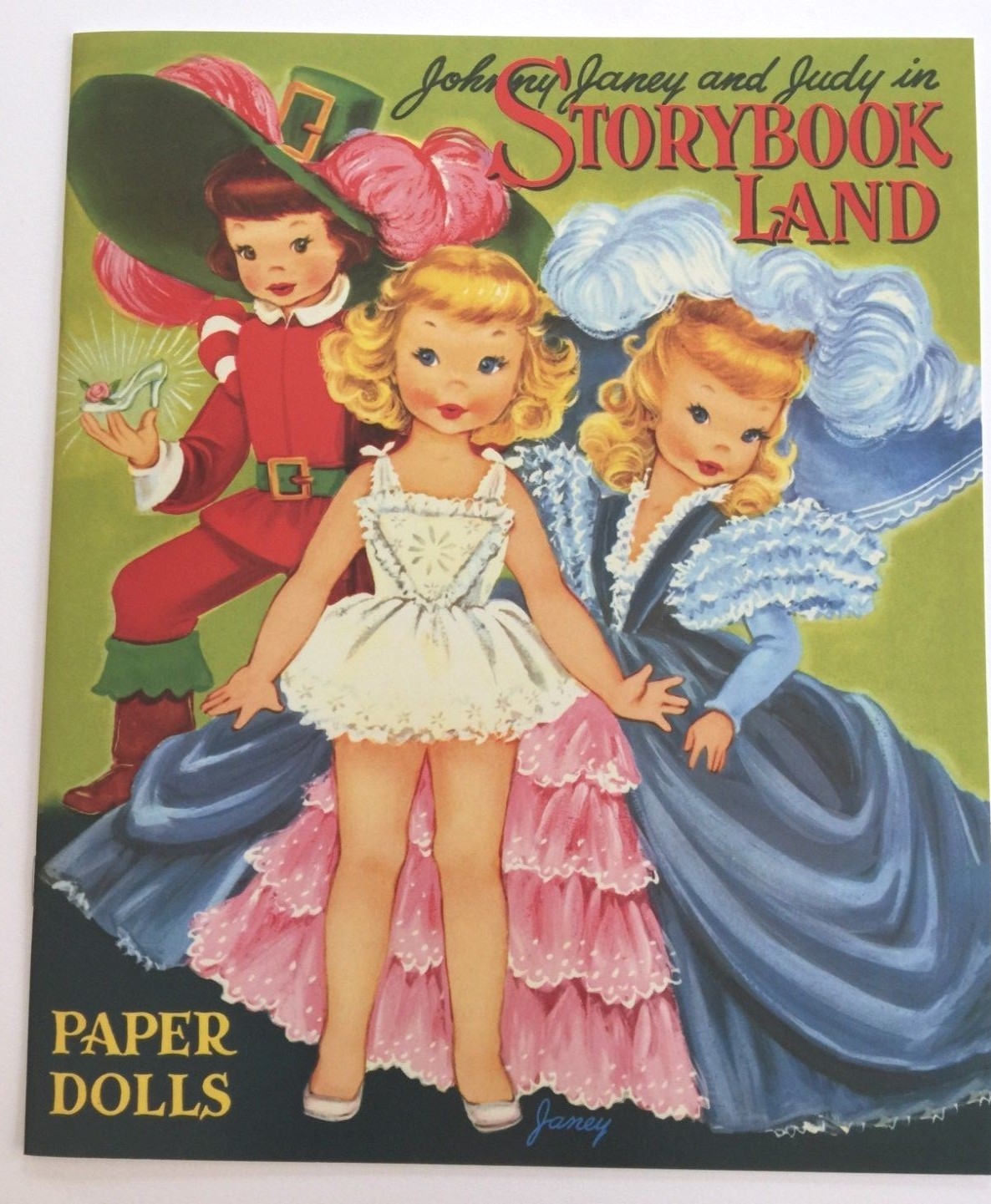 JOHNNY JANEY AND JUDY IN STORYBOOK LAND Vintage Reproduction Paper Doll ...