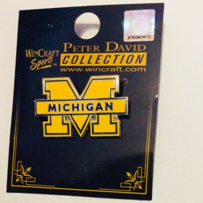 Michigan University Pinback College NCAA Sports Basketball Football ...