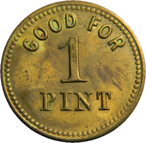 Dubuque Iowa, Hilldale Dairy 1 Pint Dairy Token (01357) | eBay
