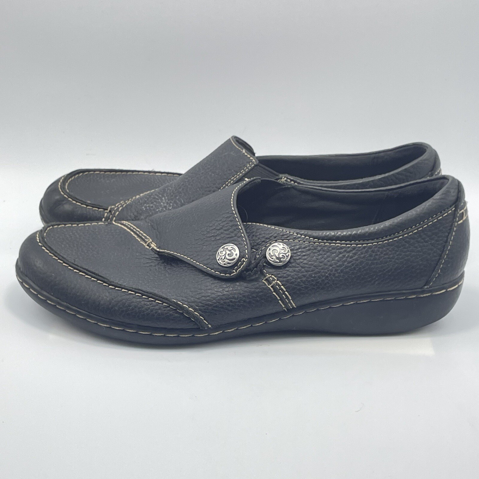 Clarks Collection 2 Button Goring Cord Loop Slip on L… - Gem