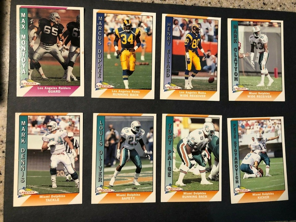 1991 PACIFIC FOOTBALL CARDS YOU CHOOSE NFL CARD FREE SHIPPING VINTAGE ...