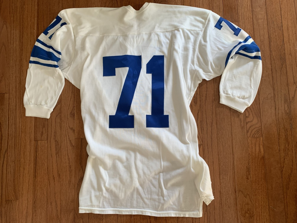 VINTAGE LATE 1960's AUTHENTIC DETROIT LIONS WILSON DUREEN GAME JERSEY ...