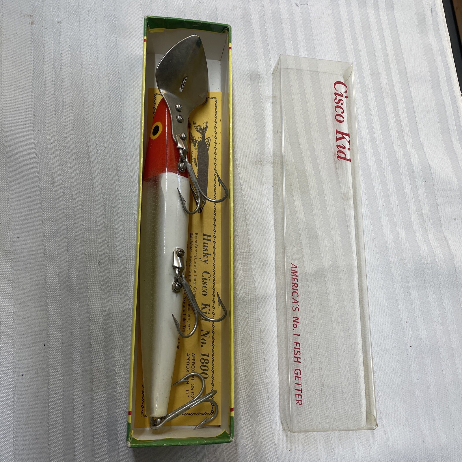 3 Pack of Vintage Cisco Kid Lures (2 Red/White and 1 Brown/Yellow ...