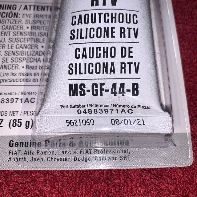 Genuine Mopar RTV Silicone Sealant 04883971ac Ms-gf-44-b for sale ...