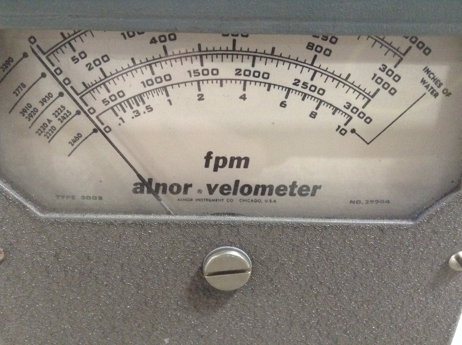 Vintage ALNOR Velometer Type 3002 Air Flow Meter Kit for sale online | eBay