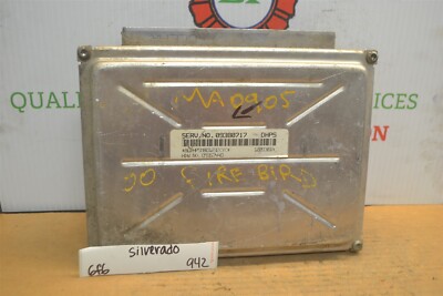 09380717 Oldsmobile Alero 2000 Engine Control Unit ECU Module 942-6F6 ...