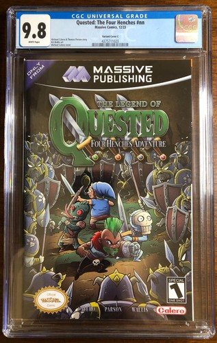Quested The Four Henches NN #1 CGC 9.8 Legend of Zelda 4 Swords ...