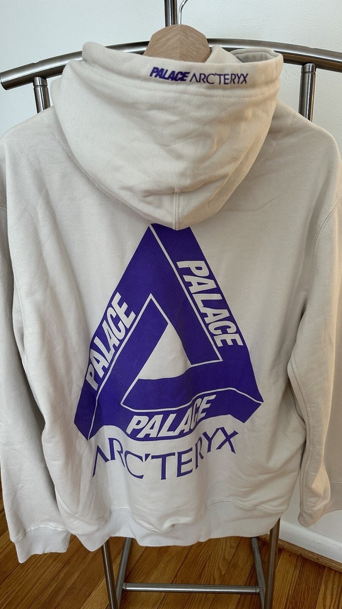 Arcteryx x Palace Hoodie Men's Medium M Beige Hoody Pocket Arcteryx x Palace Hoodie Men's Medium M Beige Hoody Pocket