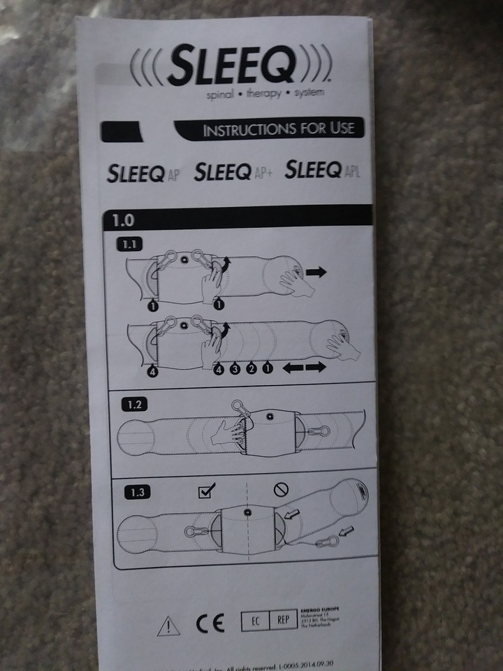 Sleeq AP+ Back Brace Spinal Therapy System. Universal Size. Pain Relief ...