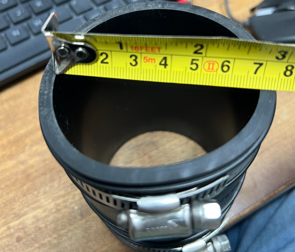 Fernco Flexible Rubber Reducer Coupling Adaptor Pipe Connector | eBay UK