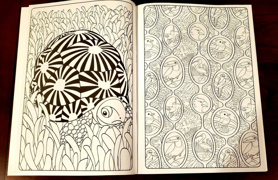 Kappa Designer Series "Creative Creatures to Color" Adult Coloring Book ...