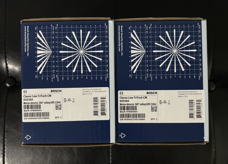 NEW Bosch DS9360 Panoramic TriTech PIR Microwave Detector Motion Sensor ...