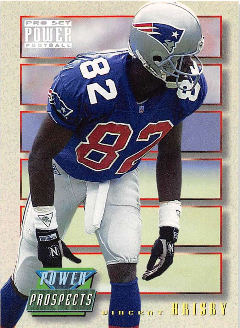1993 Power Update Prospects #26 Vincent Brisby NM-MT RC Patriots | eBay