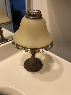 PartyLite Paris Tealight Lamp Candle Holder Bronze, Amber | eBay