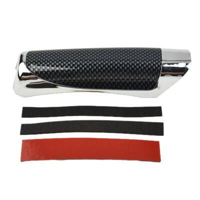 Carbon Fiber Style Hand Brake Case Handle Hand Break Protect Cover Car ...
