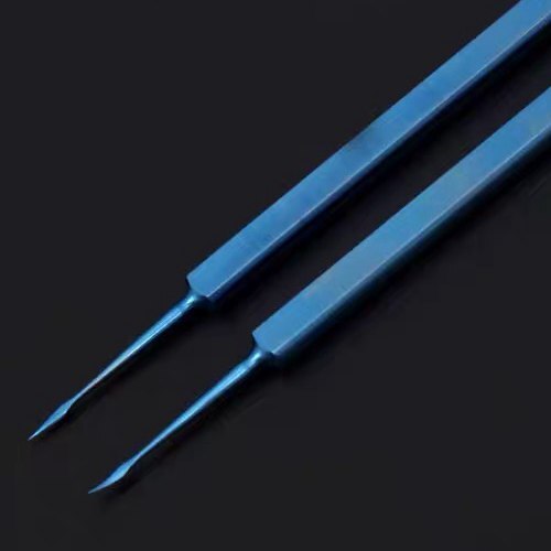 titanium FOREIGN BODY NEEDLE straight and curved ophthalmic ENT Plastic ...