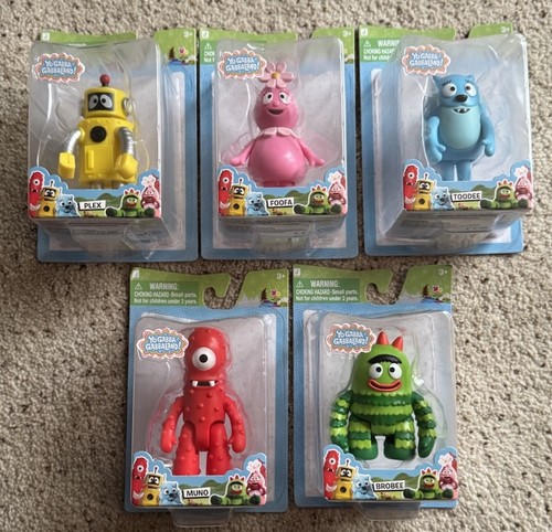 Yo Gabba Gabbaland Figure Gabba Gabba Muno Plex Toodee Brobee Foofa Set ...