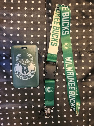 Milwaukee Bucks NBA Lanyard Keychain & ID Holder | eBay