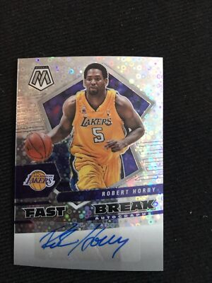 2021-22 Mosaic Robert Horry Fast Break Prizm Autograph Auto #RHO Lakers ...